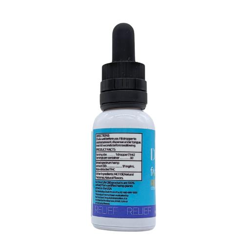 Relief CBD Drops - THC-Free Broad Spectrum 500-1000mg – Cannafyl